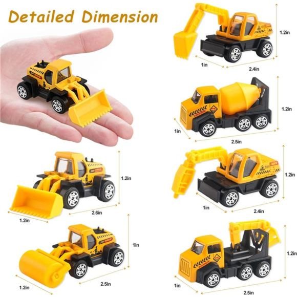 Toys | 28 Pcs Construction Toys Construction Cake Topper Small ...